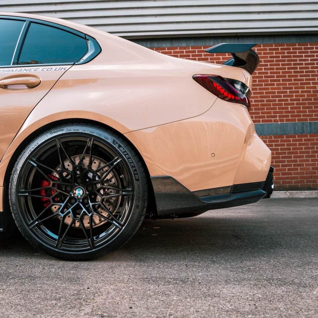 BMW M3/M4 M Performance Style Rear Side Winglet Diffuser In Dry Carbon ...